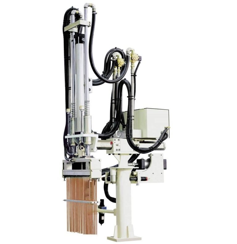 Components of sprayer for die casting machine.